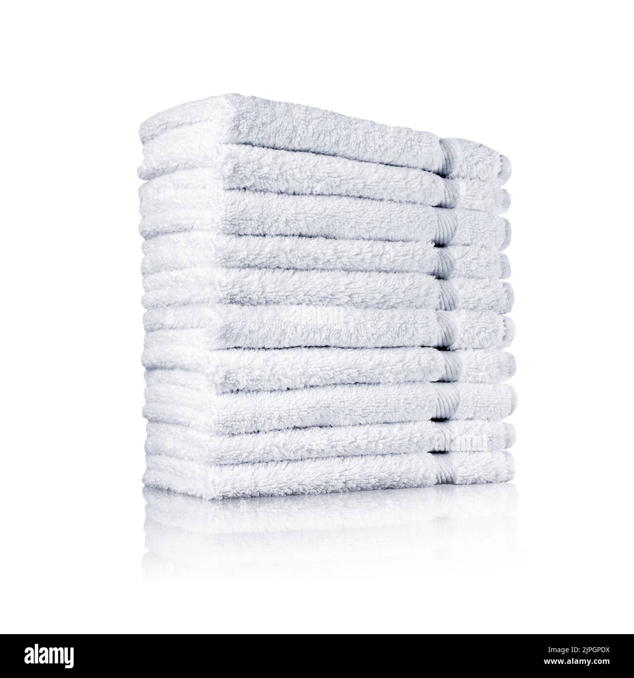Stack of towels on white hi-res stock photography and images - Alamy