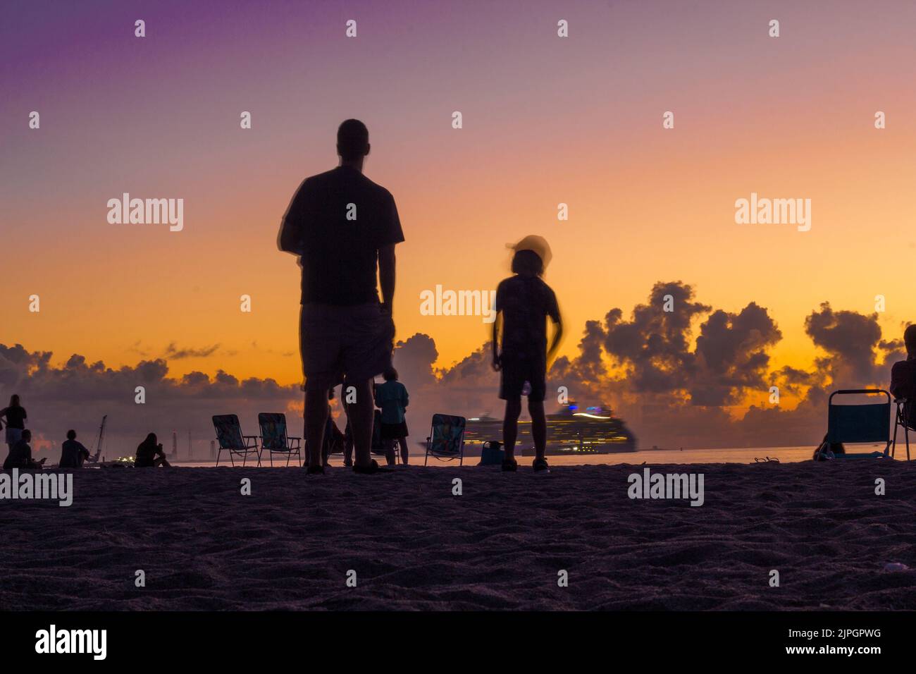 Morning Rocket Launch, August 4, 2022 Cape Canaveral, Florida Stock ...