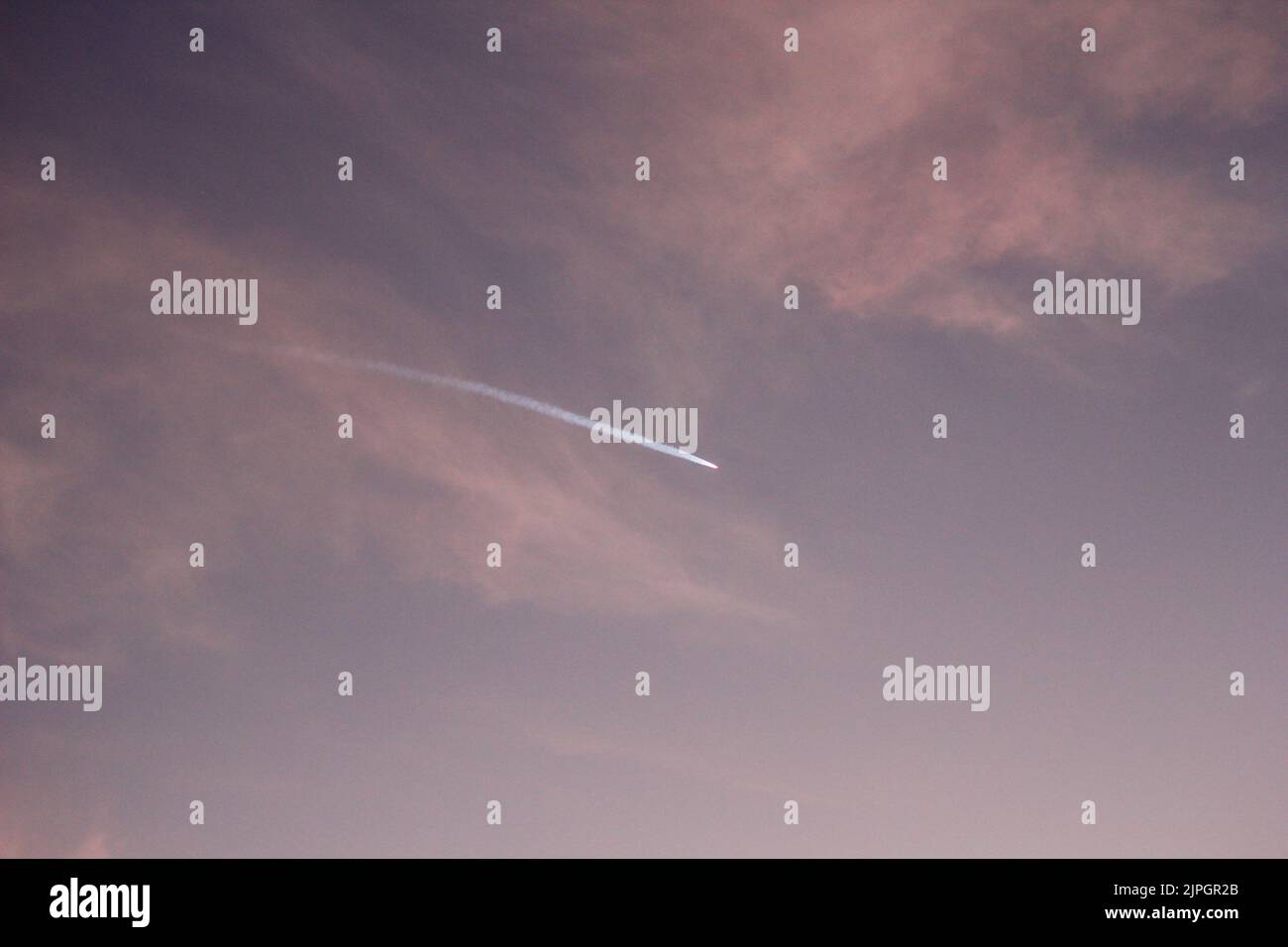 Morning Rocket Launch, August 4, 2022 Cape Canaveral, Florida Stock ...