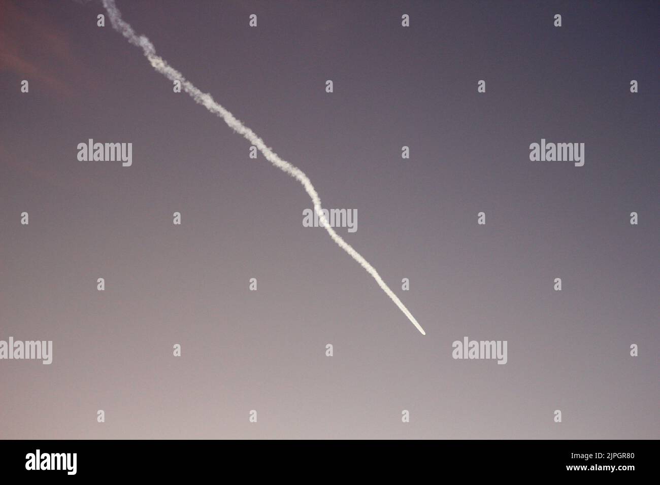 Morning Rocket Launch, August 4, 2022 Cape Canaveral, Florida Stock ...