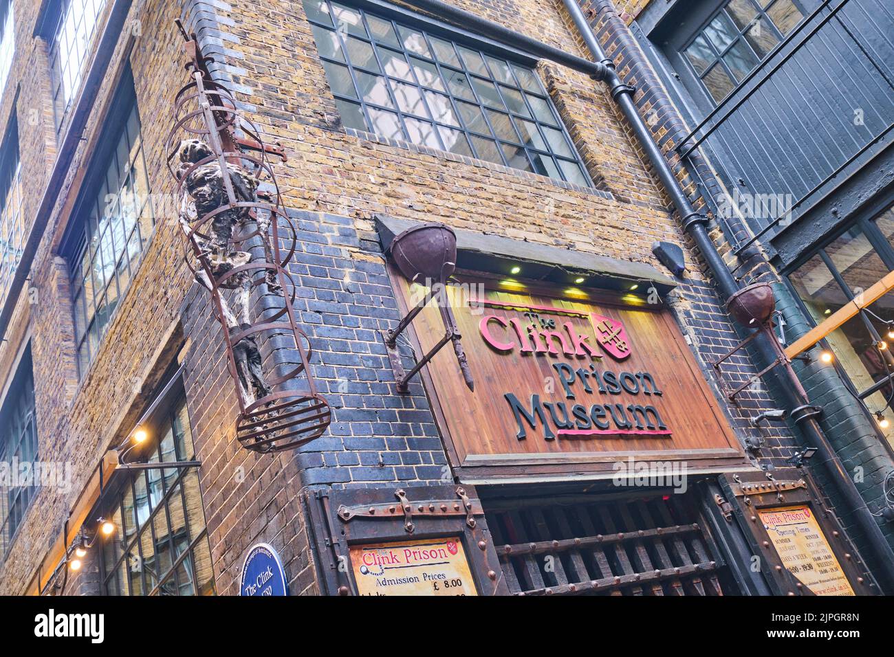 The Medieval looking front entrance. At the Clink Prison Museum ...