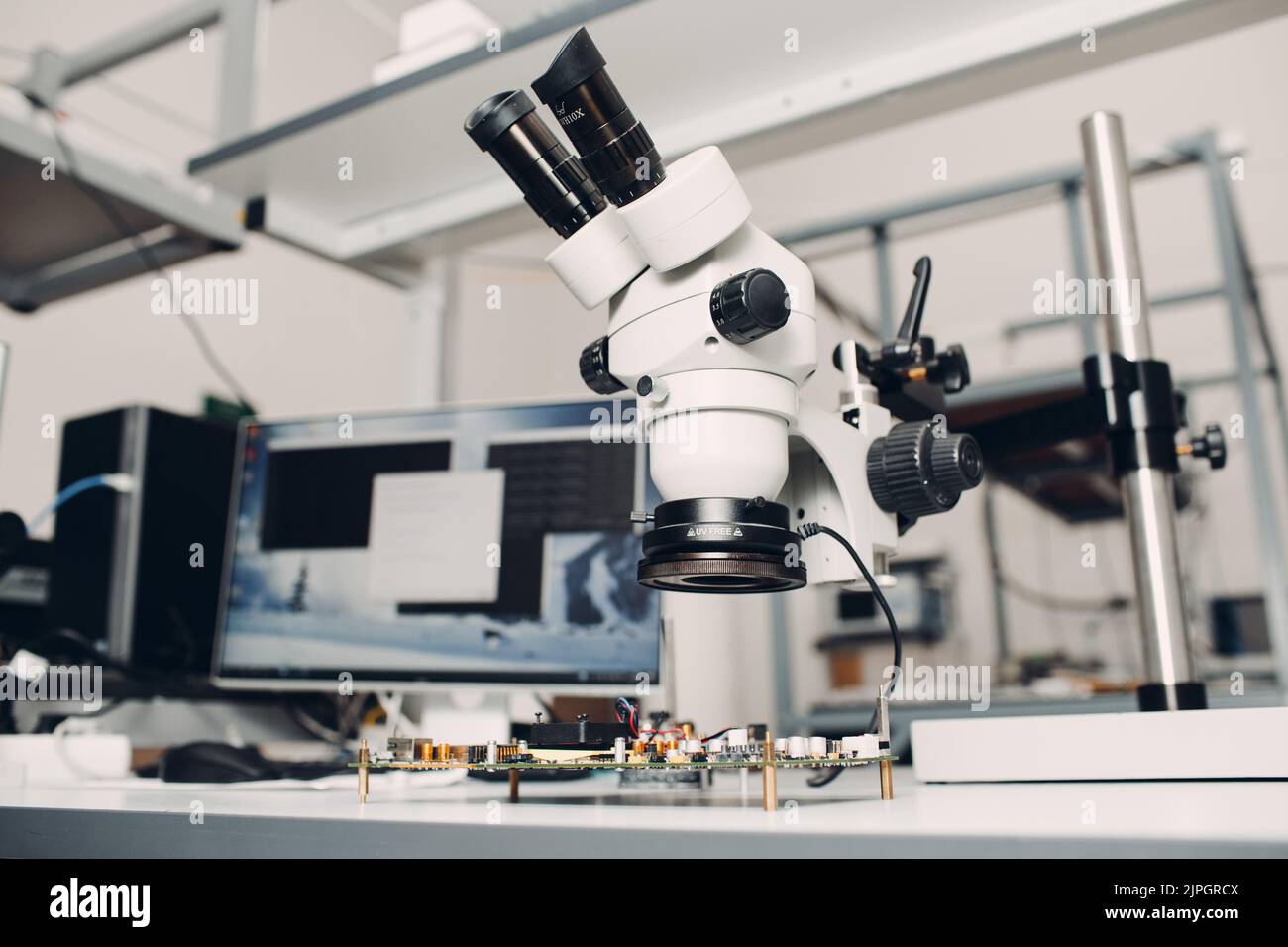Microscope scientific tool hi-res stock photography and images - Alamy