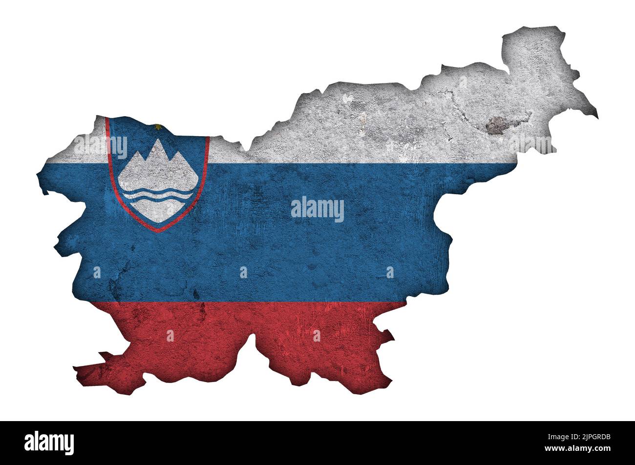 Slovenia flag map hi-res stock photography and images - Alamy