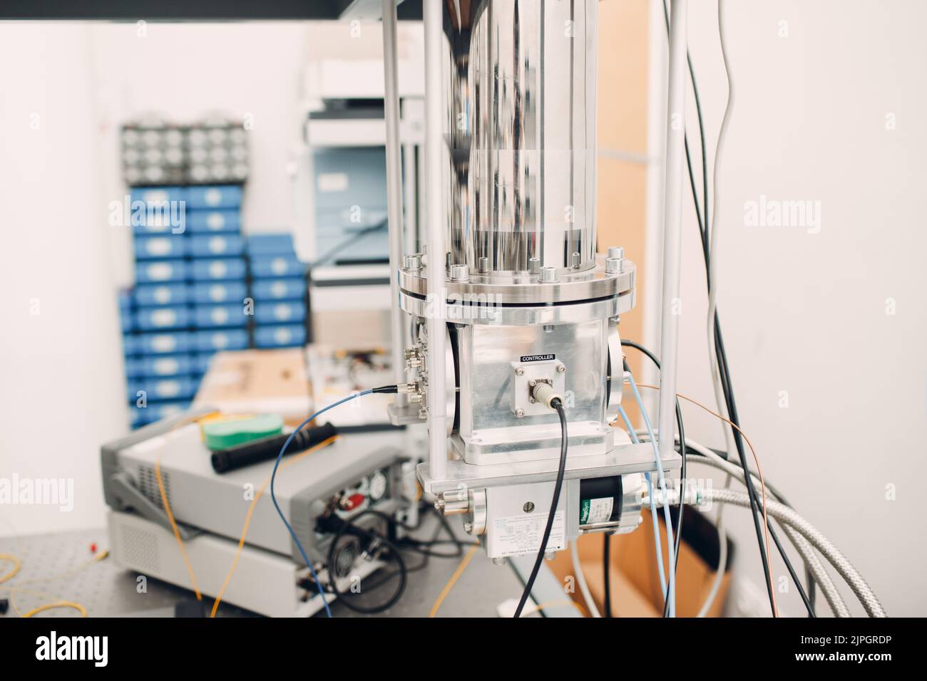 Single photon detector at scientific laboratory without people Stock Photo - Alamy