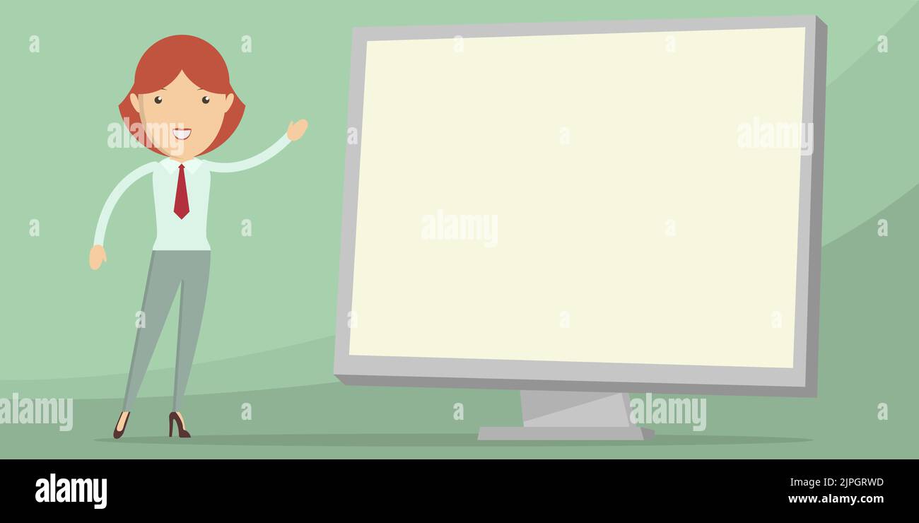 Instructor Drawing Palm Pointing Board Showing New Lessons. Teacher ...