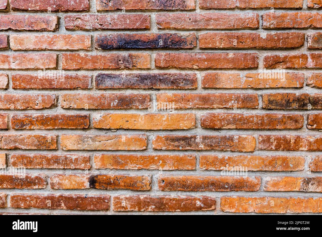 Brown brick wall texture with rough pattern Wallpaper background. Brick ...