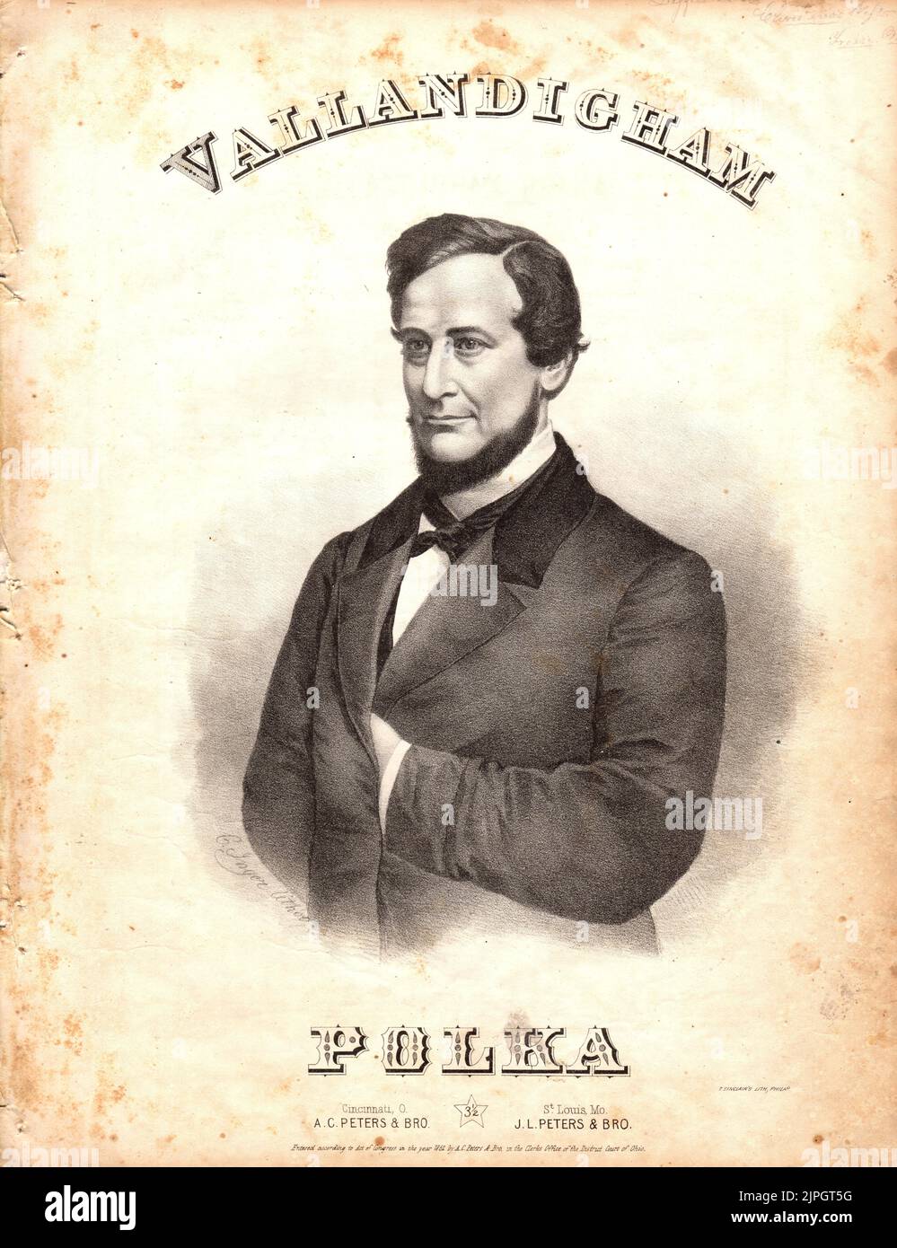 Lithographed sheet music hi-res stock photography and images - Alamy