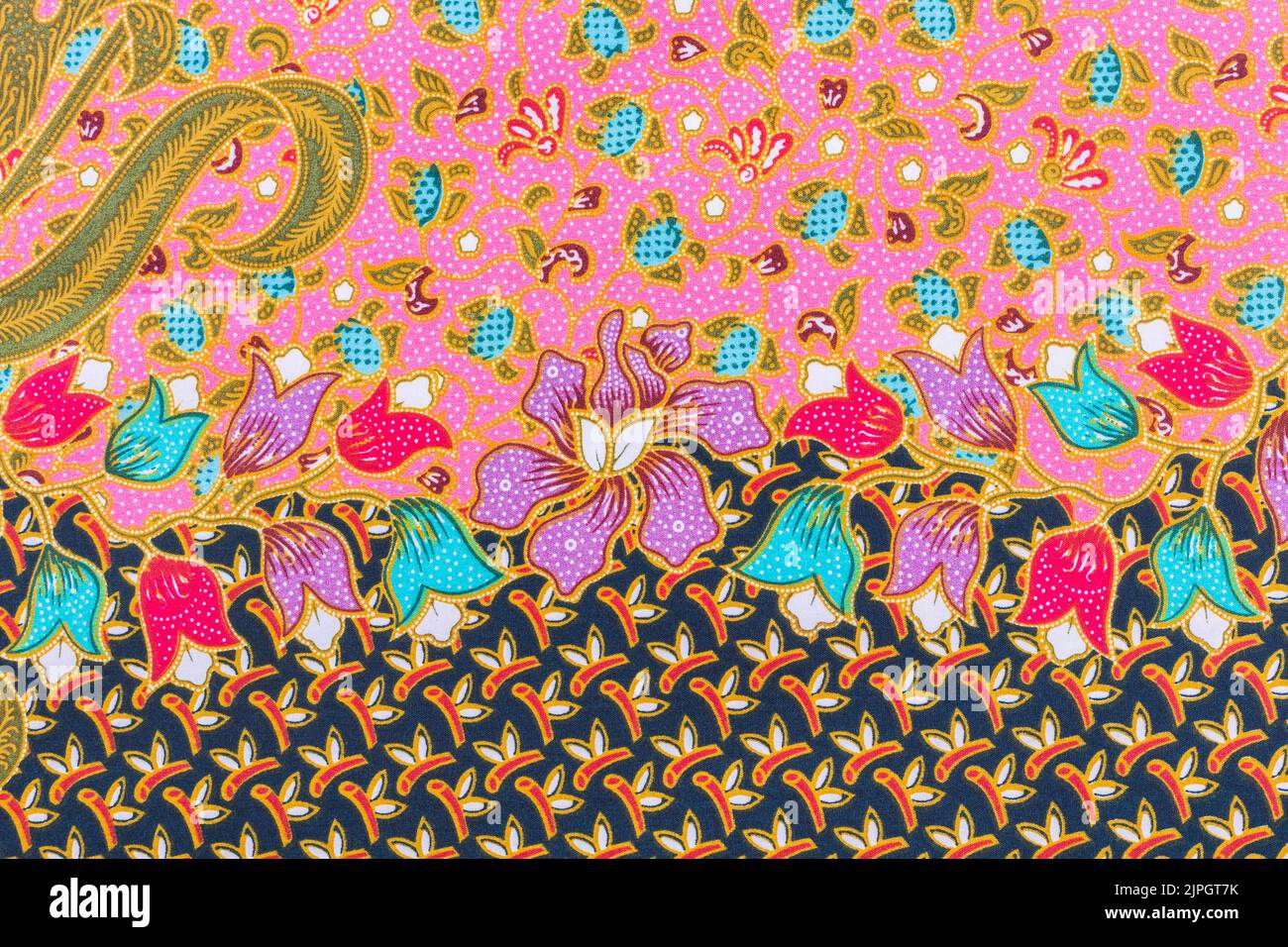 Batik sarong pattern background in Thailand, traditional batik sarong ...