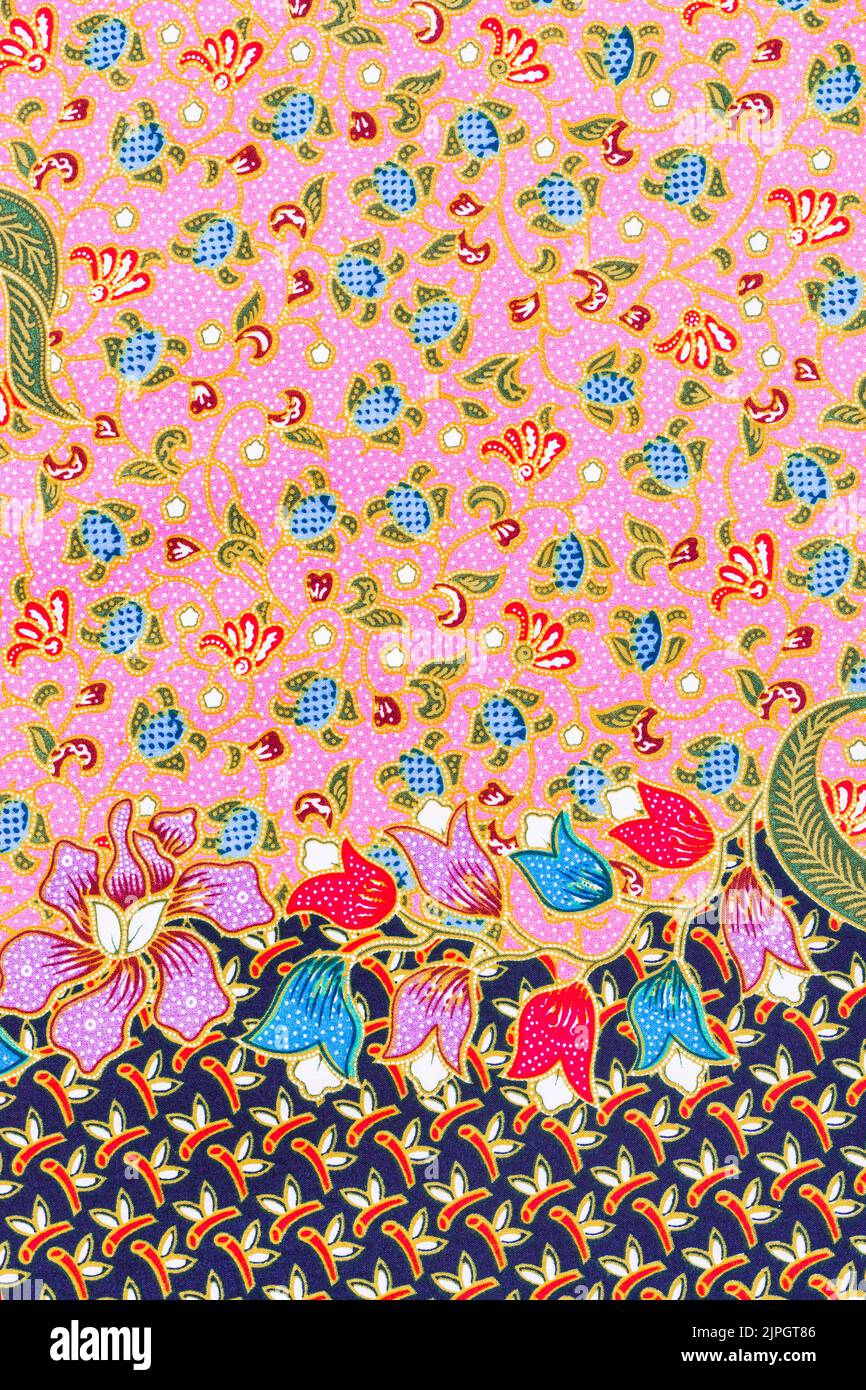 Batik sarong pattern background in Thailand, traditional batik sarong ...