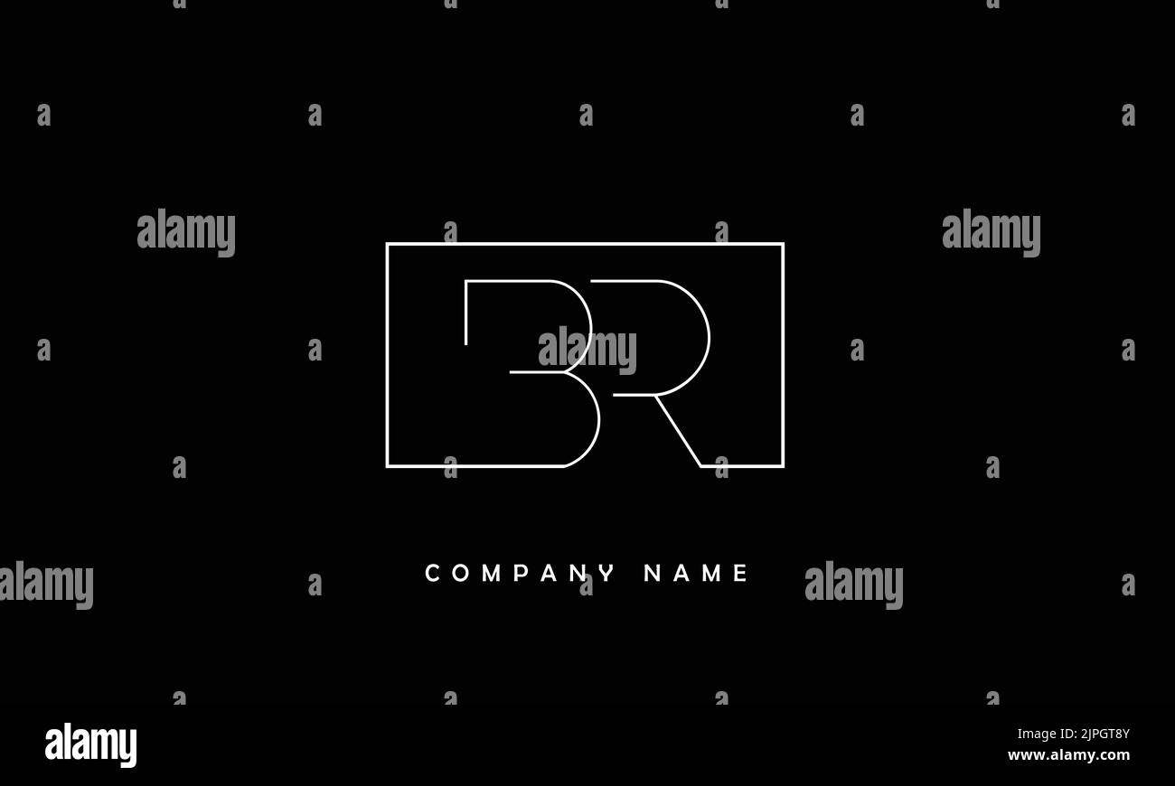 BR, RB Abstract Letters Logo Monogram Stock Vector Image & Art - Alamy