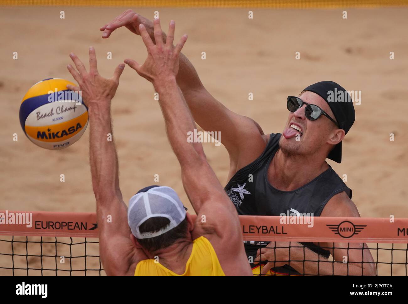 Munich, Germany. 18th Aug, 2022. Volleyball/Beach: European ...