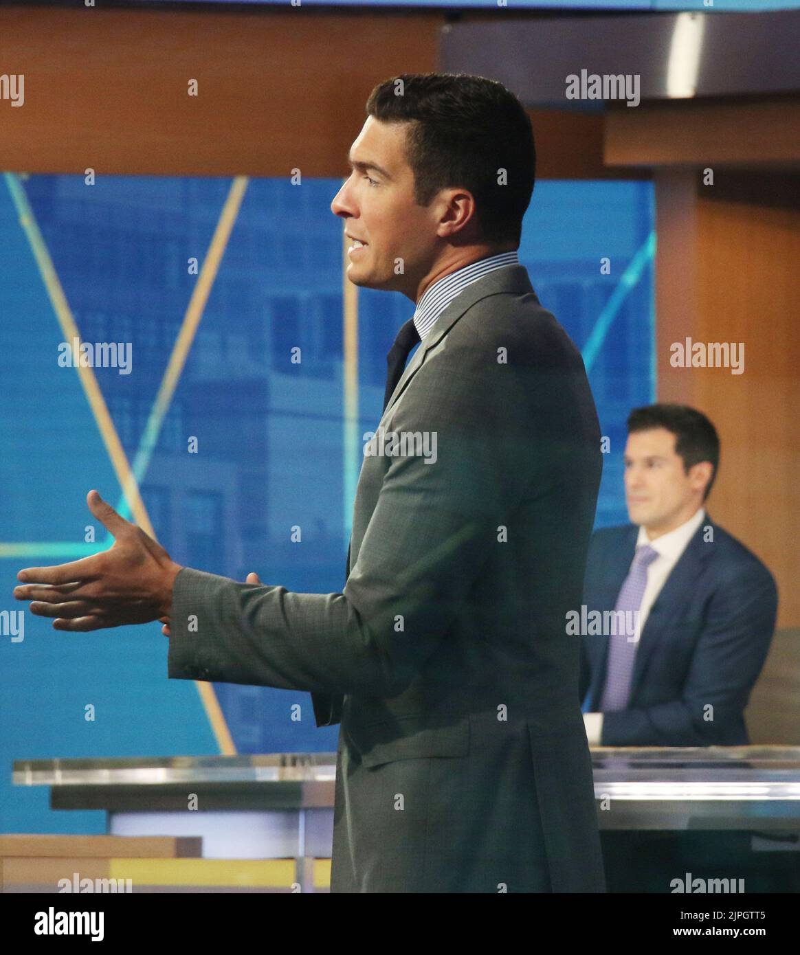 Celebrities At Good Morning America -PICTURED: WIll Reeve -LOCATION ...