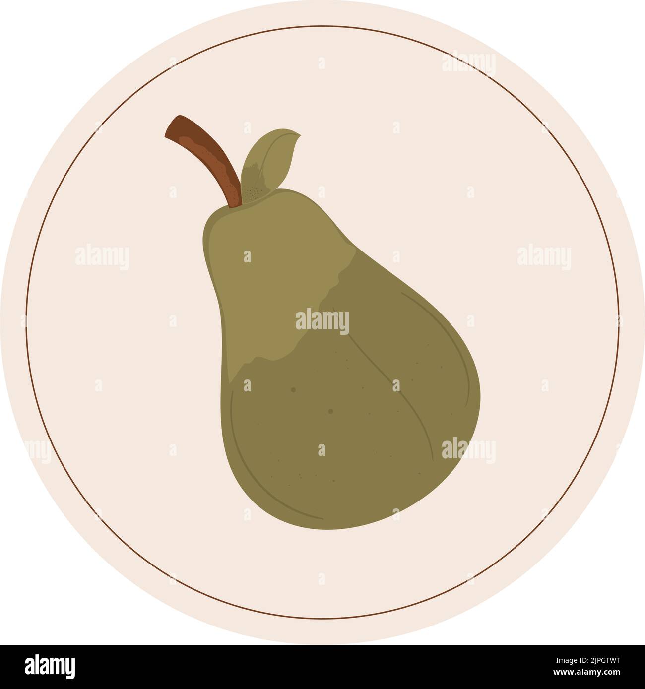 pear fruit icon Stock Vector Image & Art - Alamy