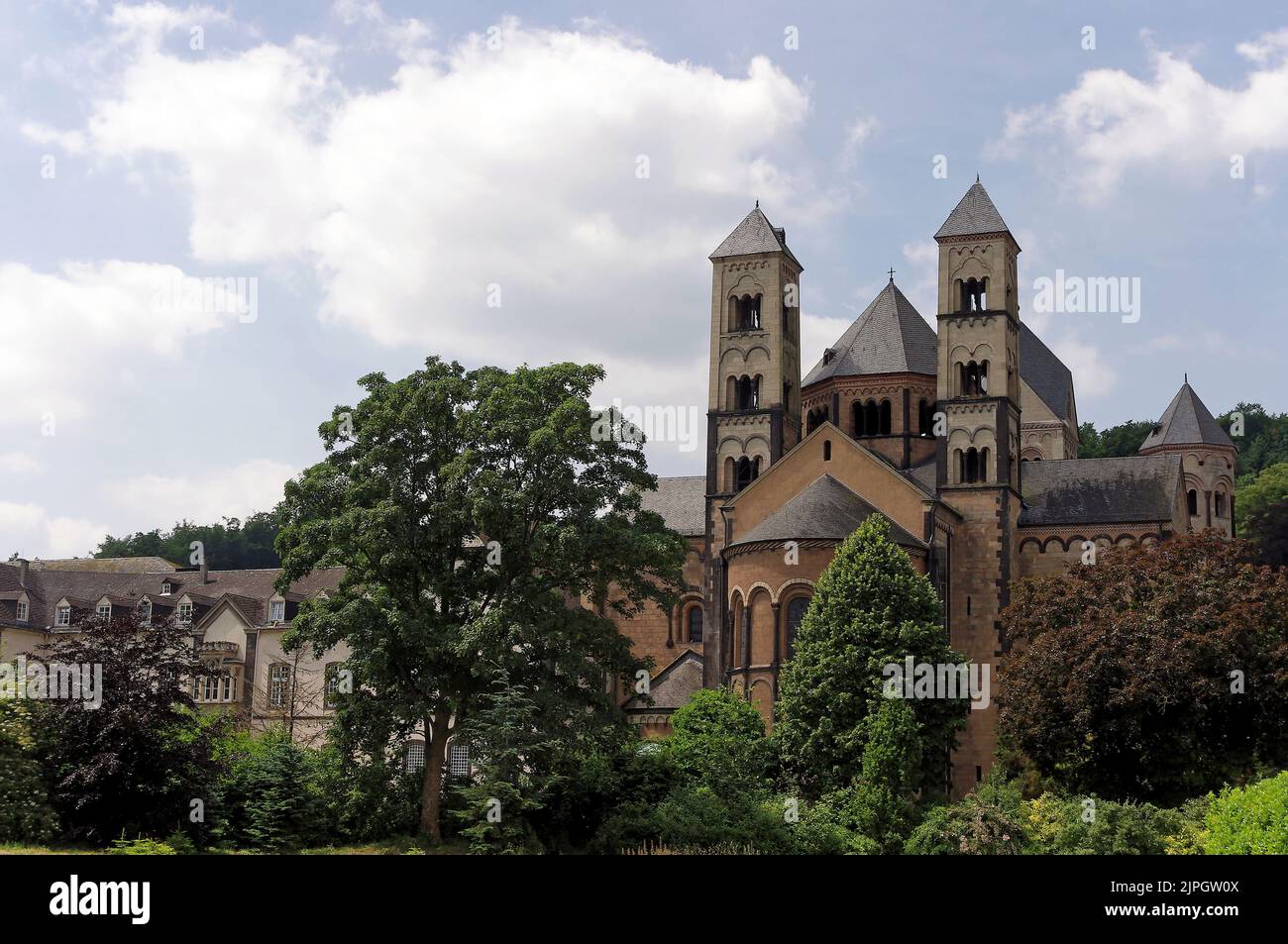 maria laach abbey, maria laach abbeys Stock Photo - Alamy