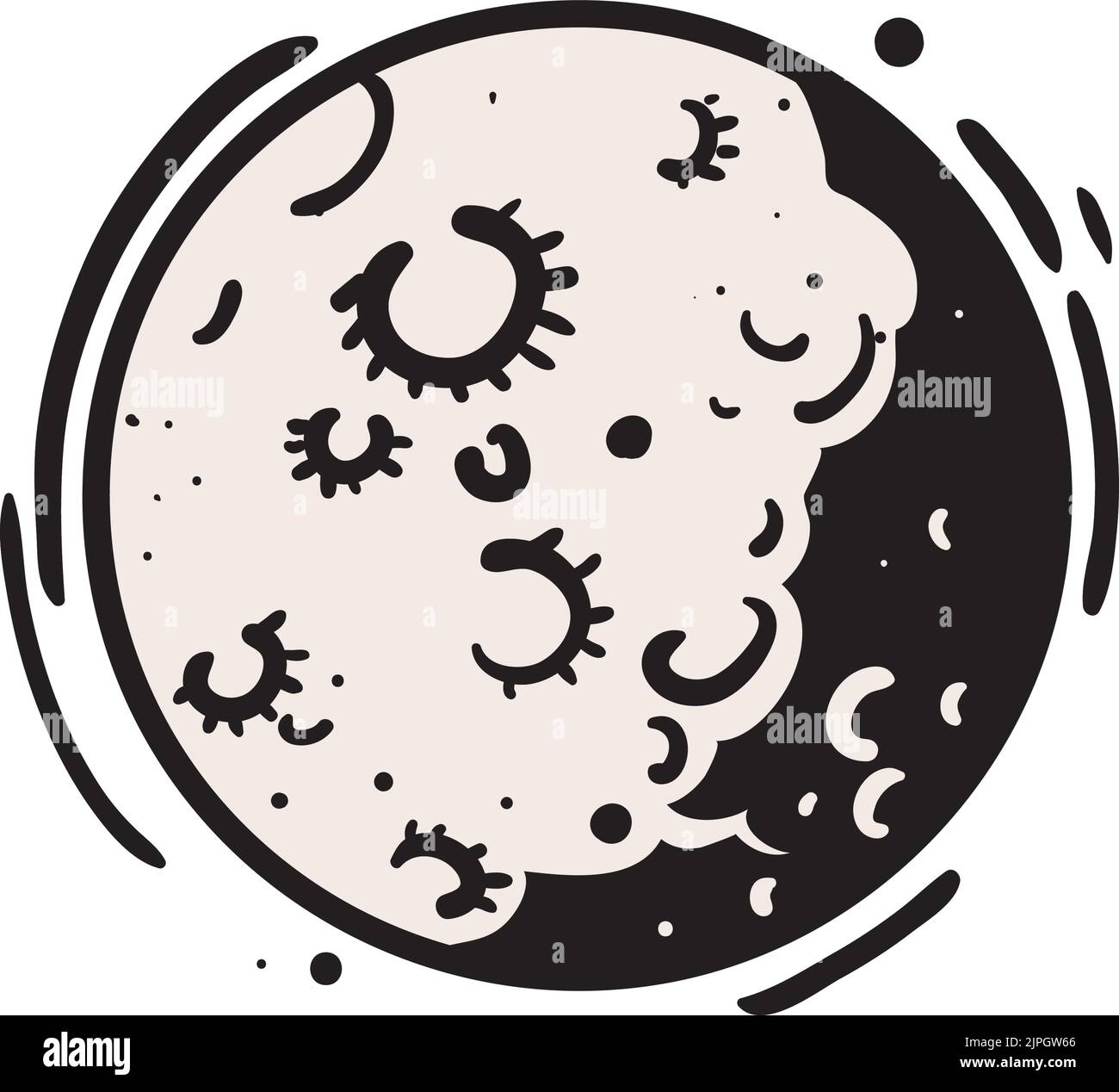 space moon retro Stock Vector Image & Art - Alamy