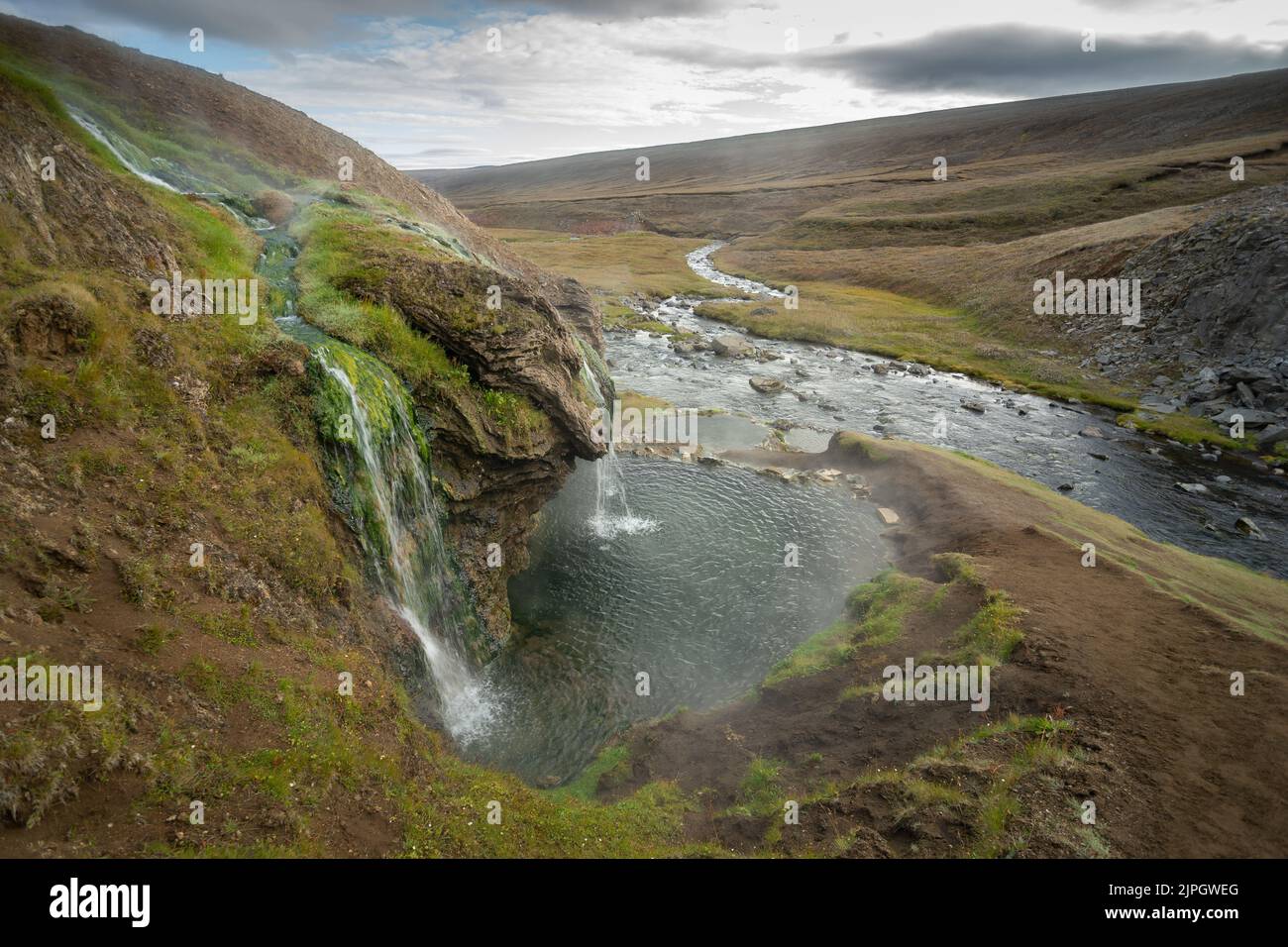 iceland, hot source, laugarvalladalur, icelands, hot sources Stock ...