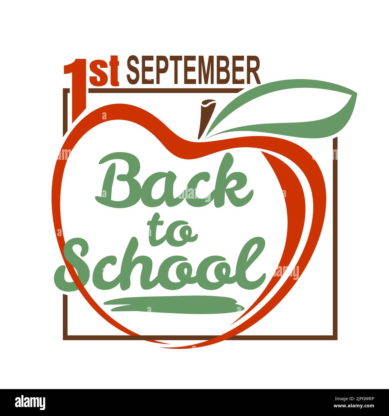 1st day school Stock Vector Images - Alamy