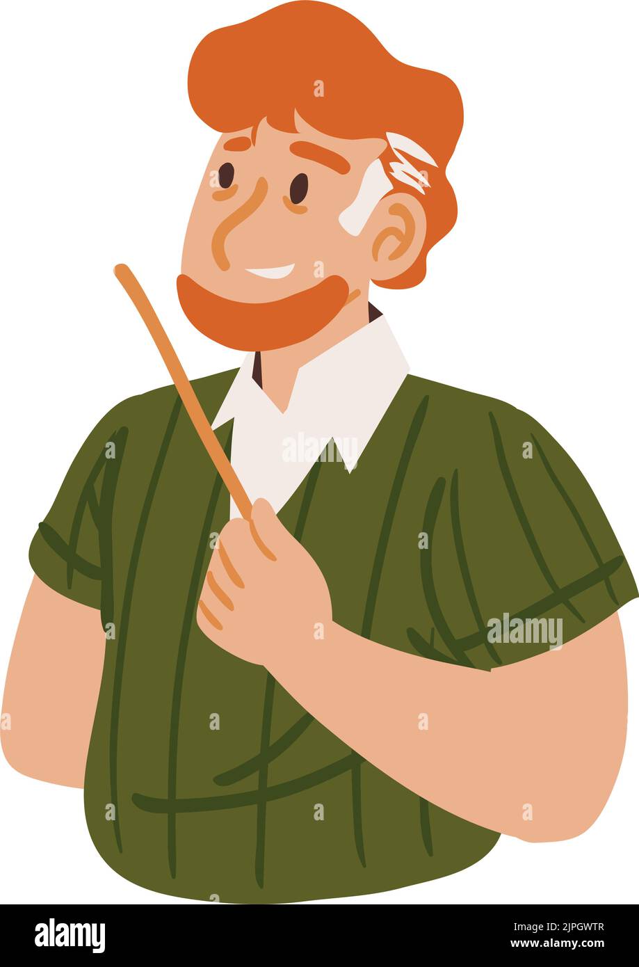 teacher holding and a wand Stock Vector Image & Art - Alamy