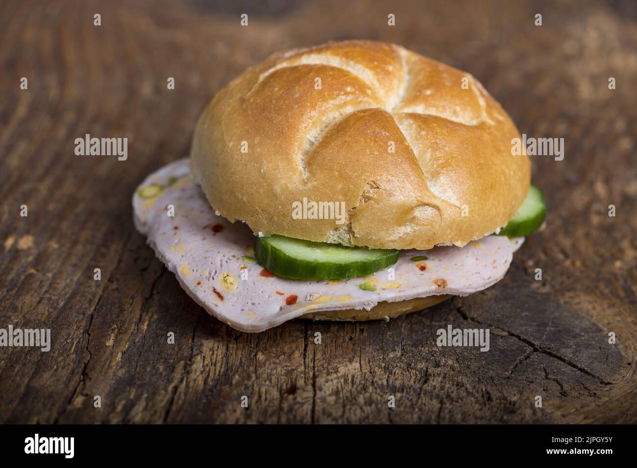 sandwich, sausage bread, sandwichs, sausage breads Stock Photo - Alamy