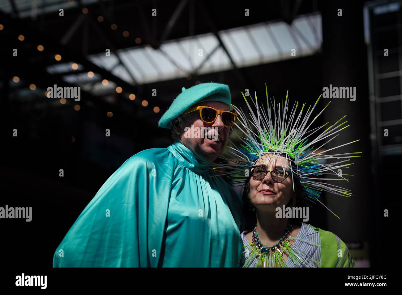 London, UK. 18th August 2022. London Colour Walk at Old Spitalfields ...