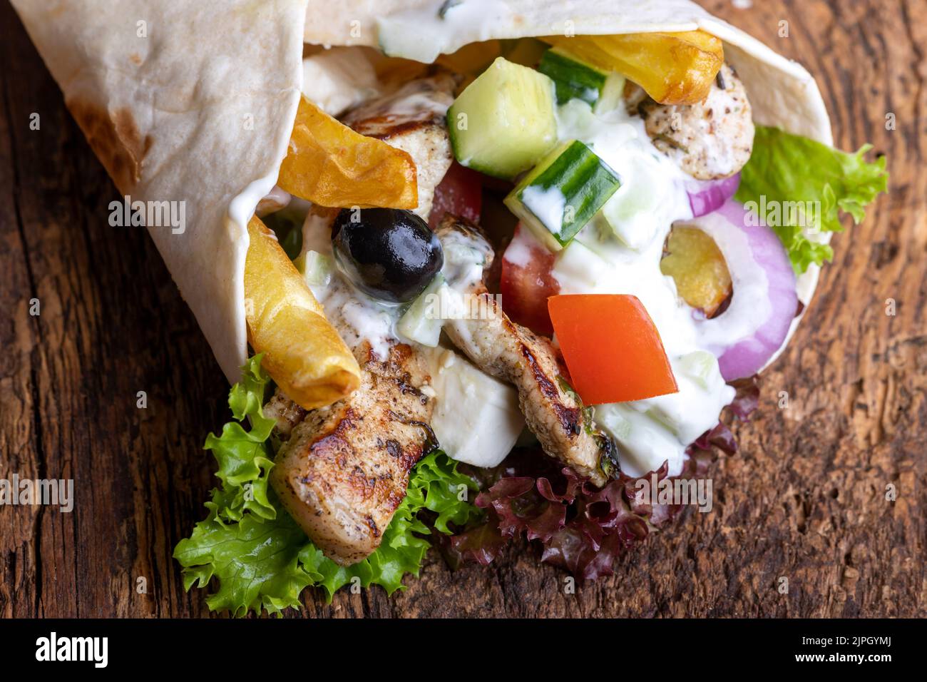fast food, finger food, dürüm, fastfood, finger foods Stock Photo - Alamy