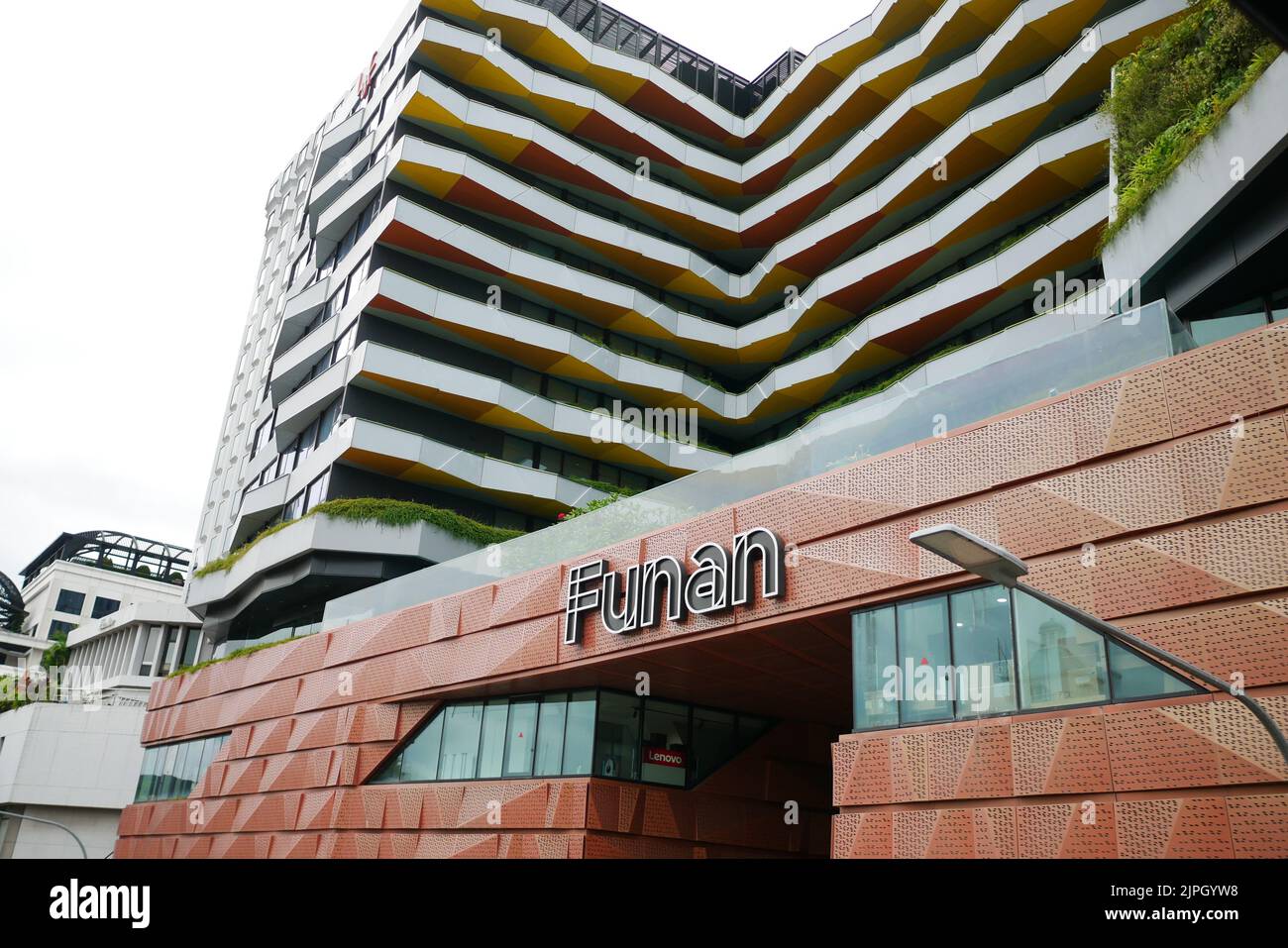 Funan mall singapore hi-res stock photography and images - Alamy