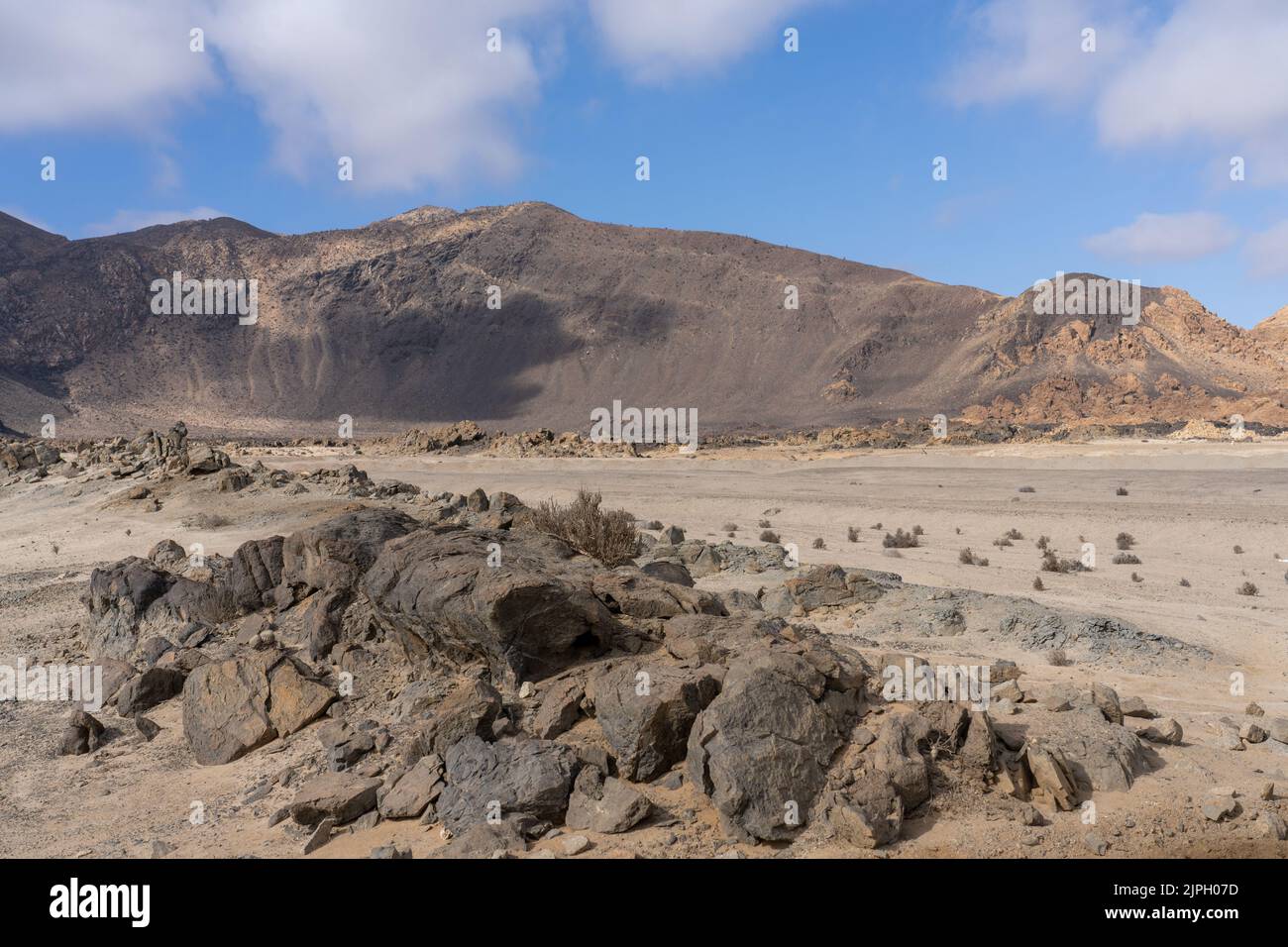 The Chilean Coastal Range and the Atacama Desert near Chanaral in ...