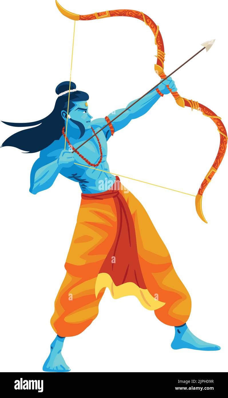 lord rama deity Stock Vector Image & Art - Alamy