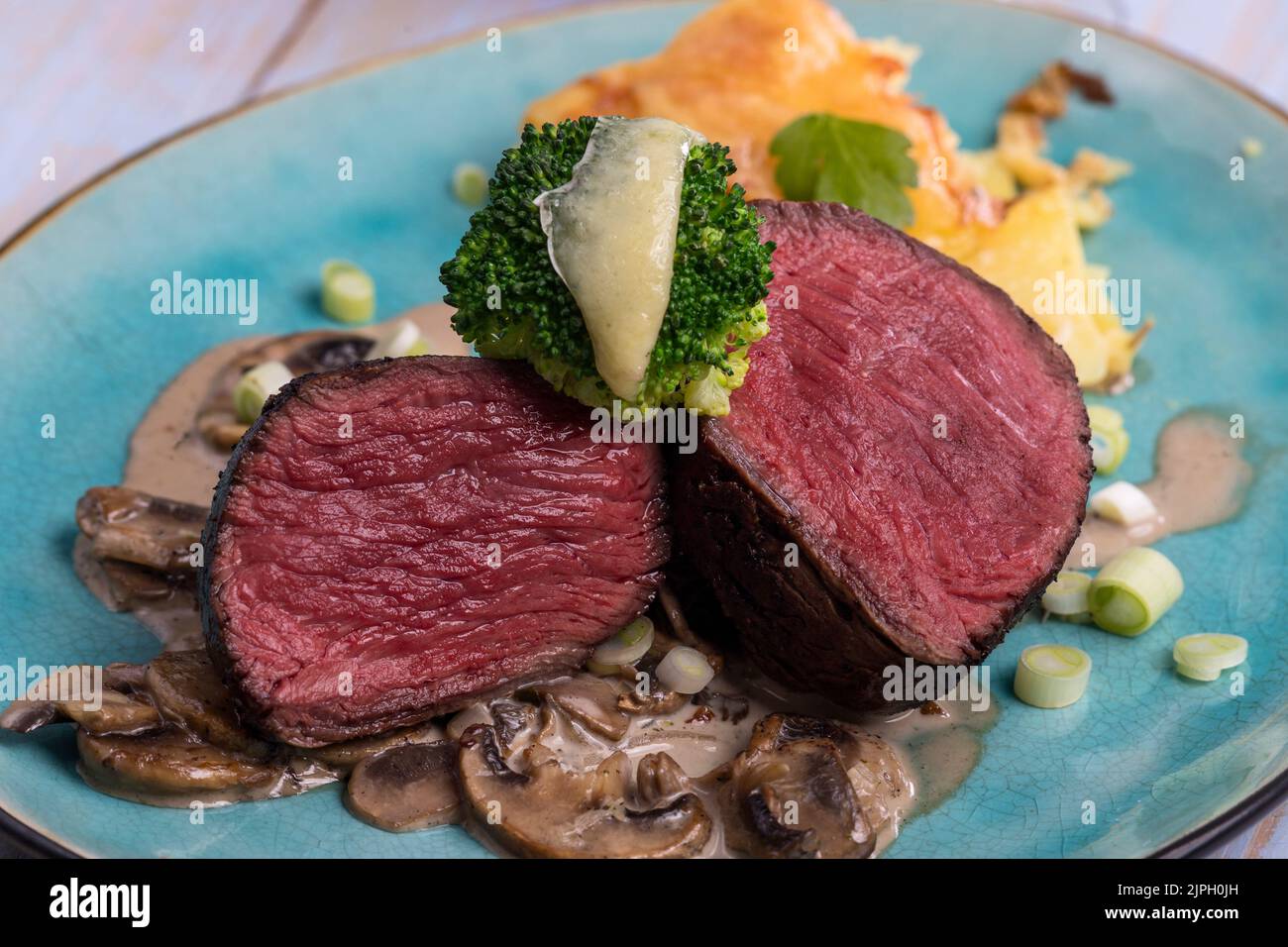 dinner, beef fillet, dinners, beef fillets, filet, steak Stock Photo ...