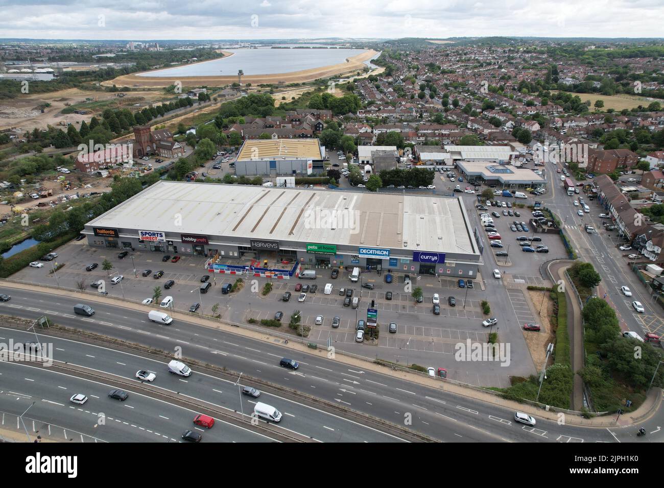 Supermarket interior aerial view hi-res stock photography and images ...