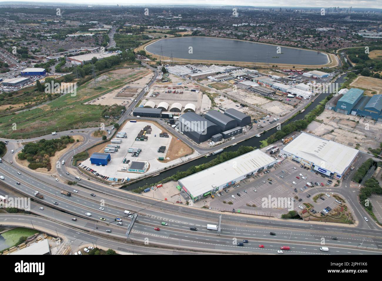 Birds eye view north circular hi-res stock photography and images - Alamy