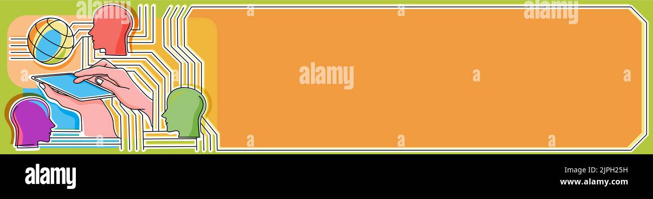 Businessmen Communicating Through System, Hands On Tablet. Three ...