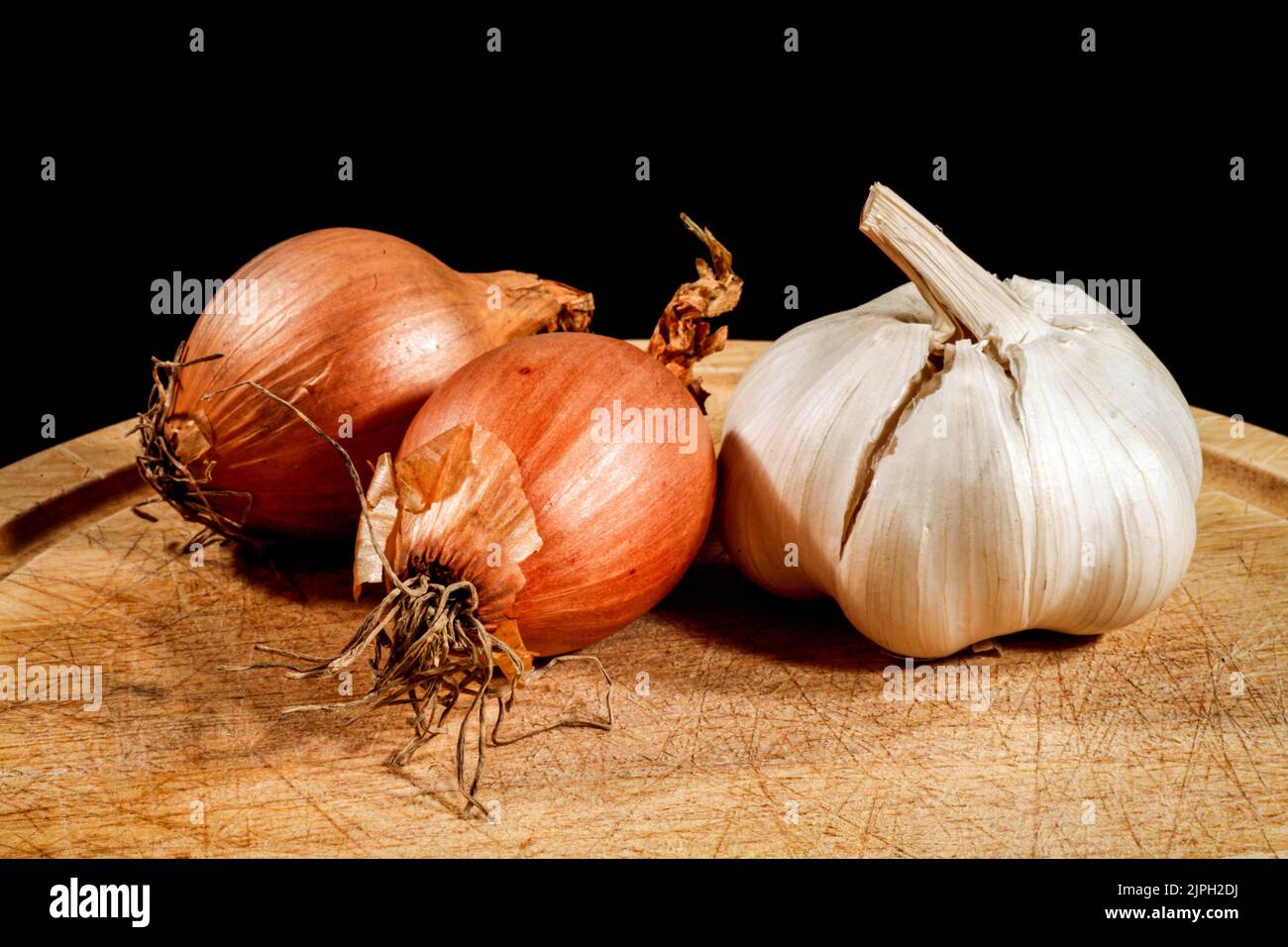 Garlic onion garlics onions hi-res stock photography and images - Alamy