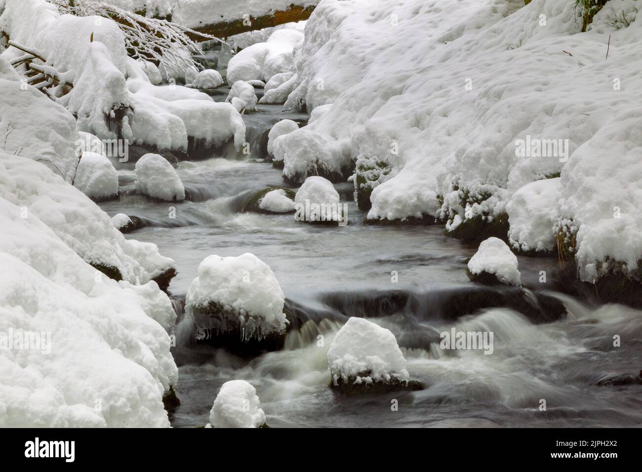 winter, river, snow, winters, rivers, snowy Stock Photo - Alamy