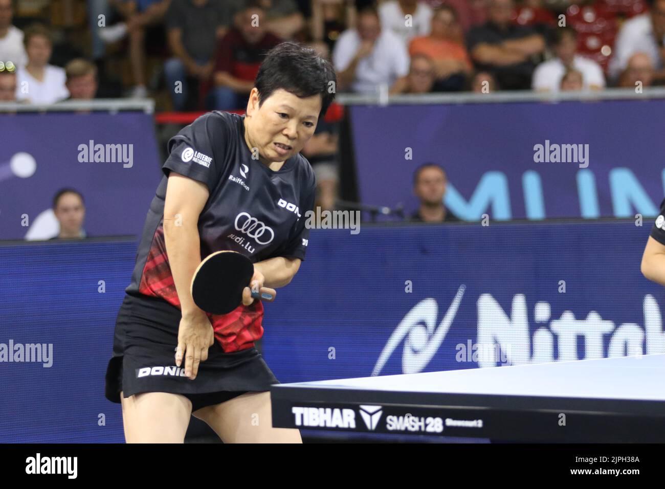 Munich, Germany . 18th Aug, 2022. MUNICH, Germany., . TABLE TENNIS ...