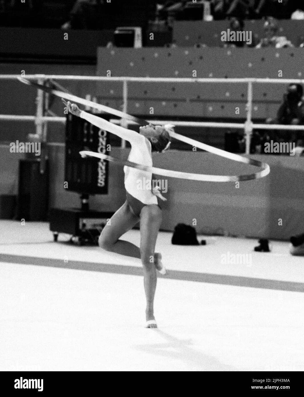 Rhythmic Gymnastics Training Black And White