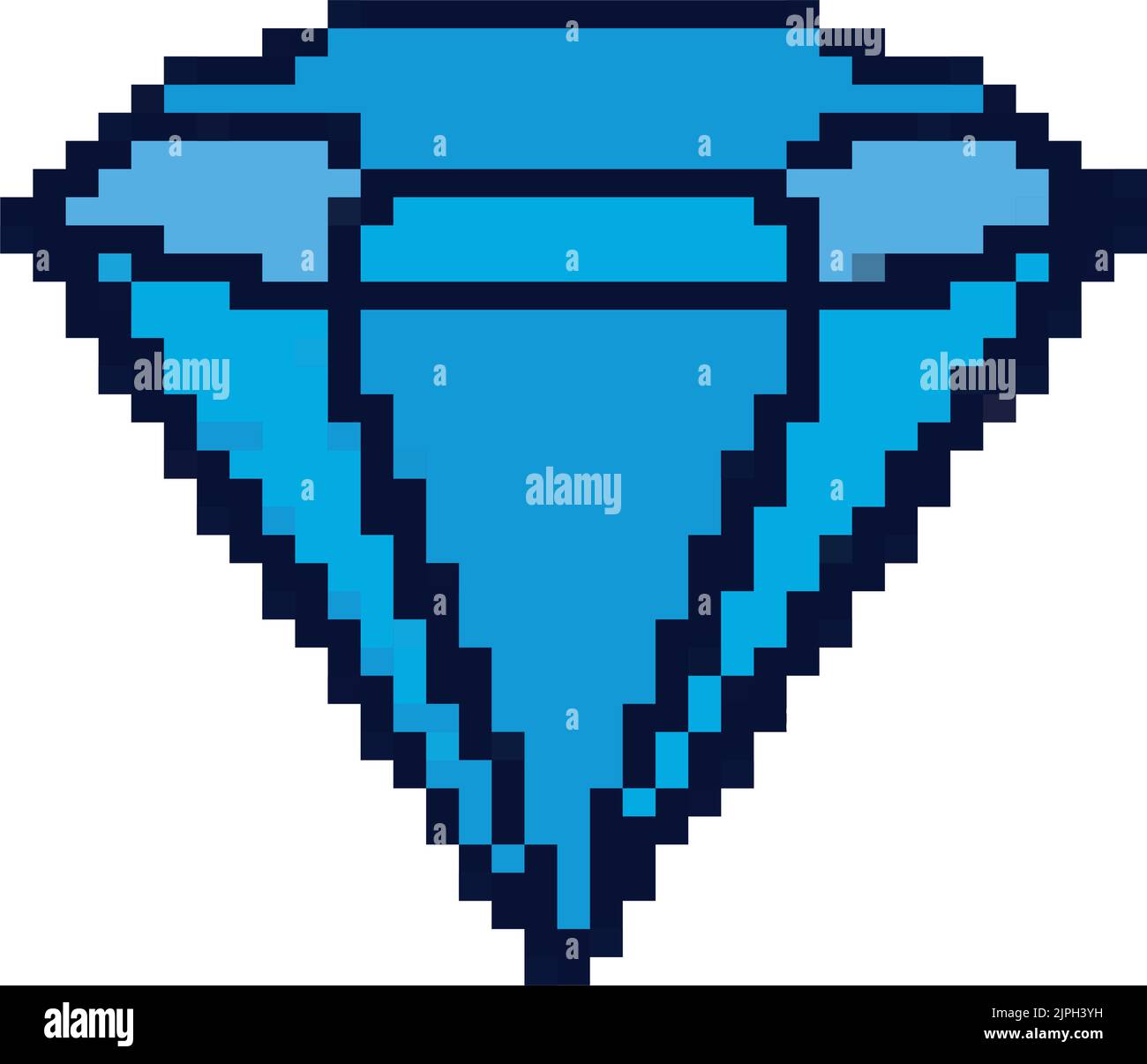diamond pixel art Stock Vector Image & Art - Alamy