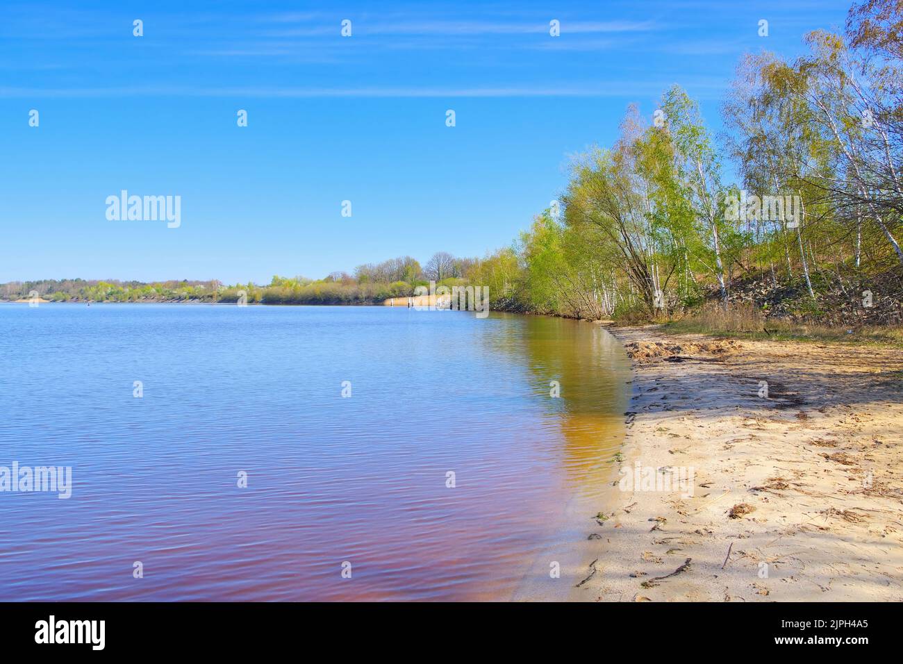 Lake Senftenberg, großkoschen Stock Photo - Alamy
