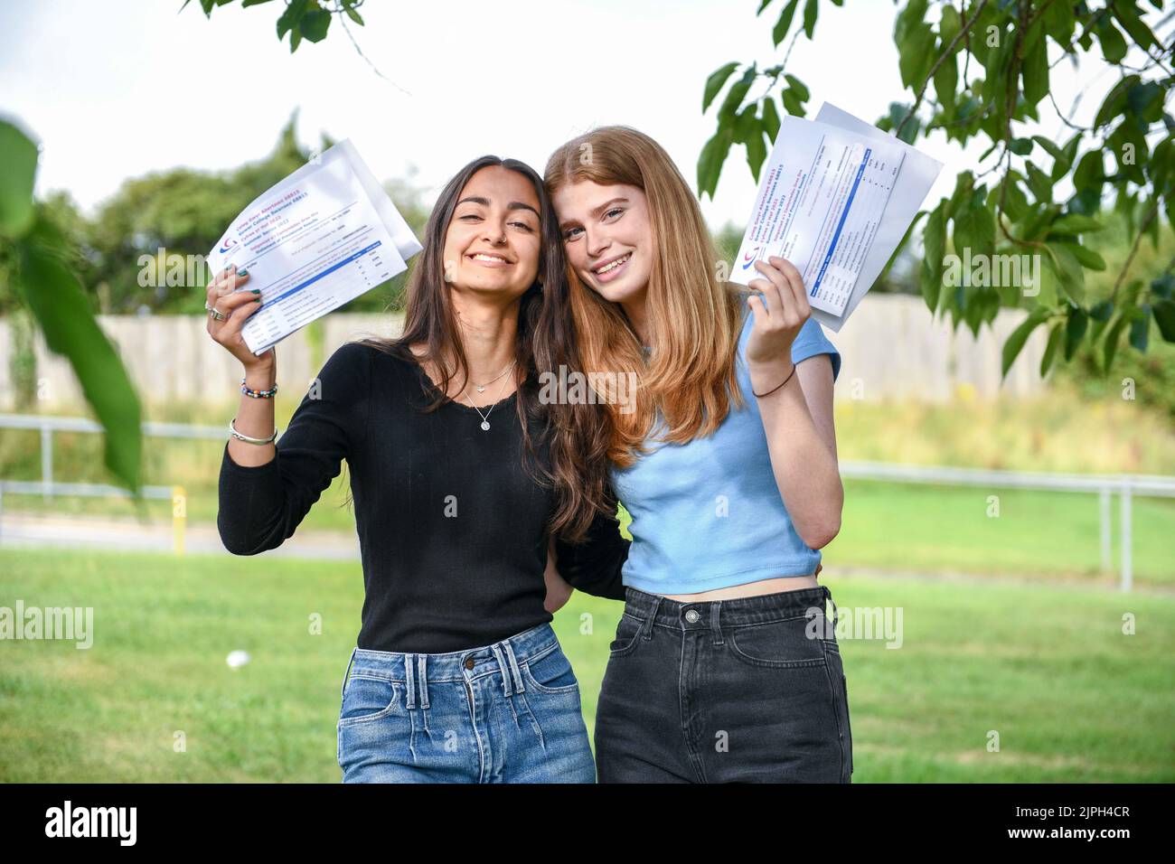 18th August 2022, Swansea, Wales. Gower College Swansea students ...