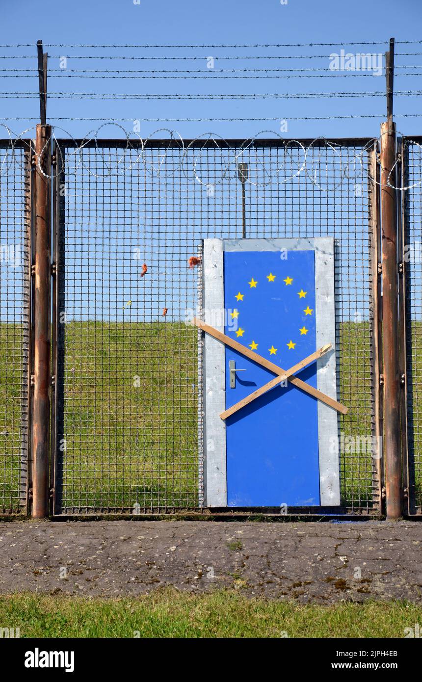 European border hi-res stock photography and images - Alamy