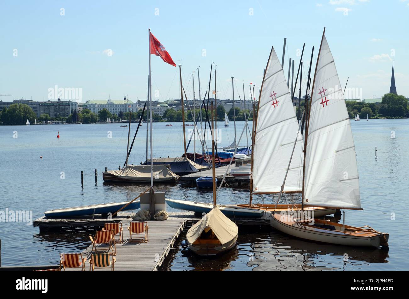 sailboats, alster, sailing, sailing boat, sailing boats, alsters Stock ...