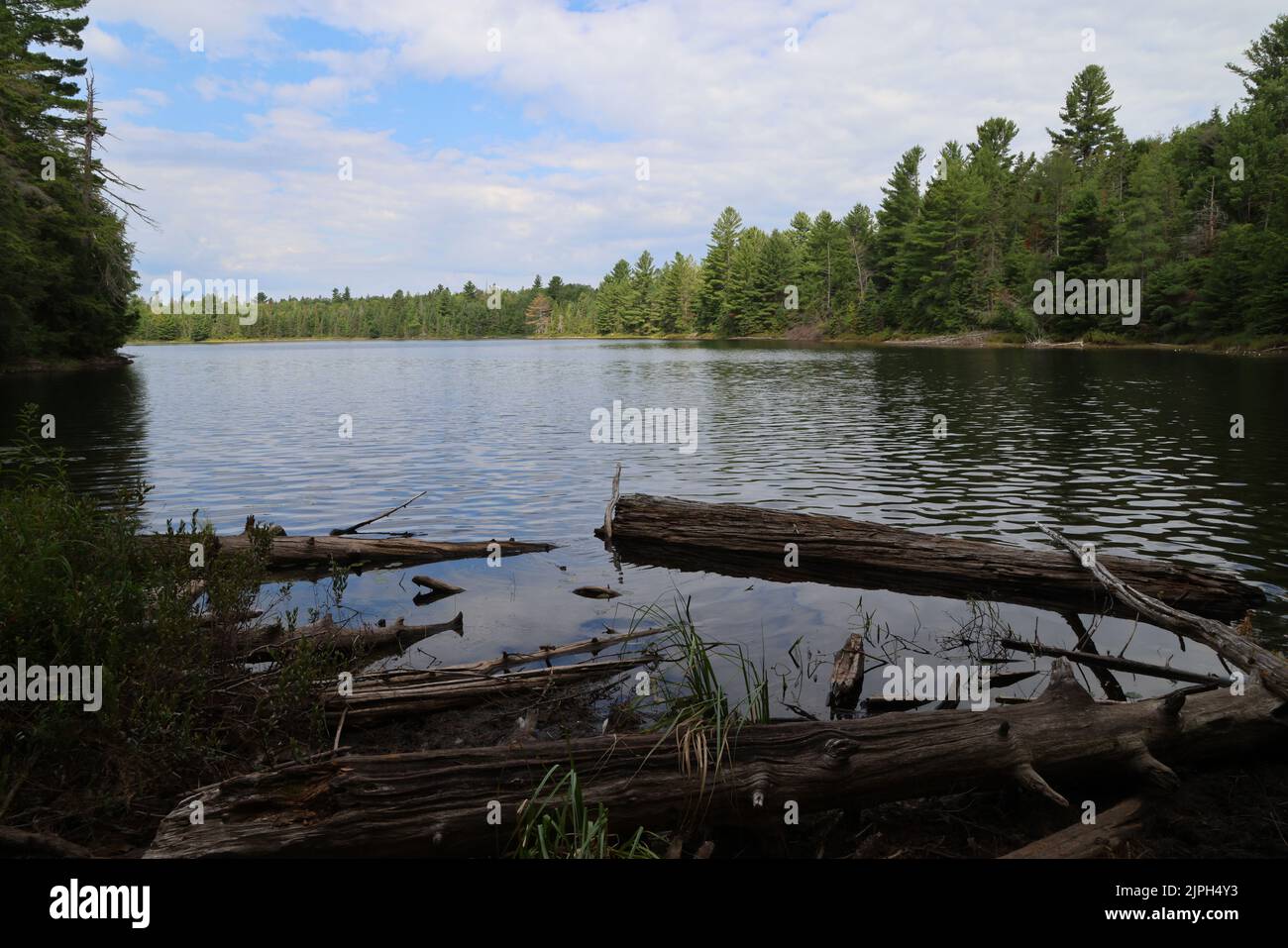 Lake in La Mauricie National Park, Quebec Stock Photo - Alamy