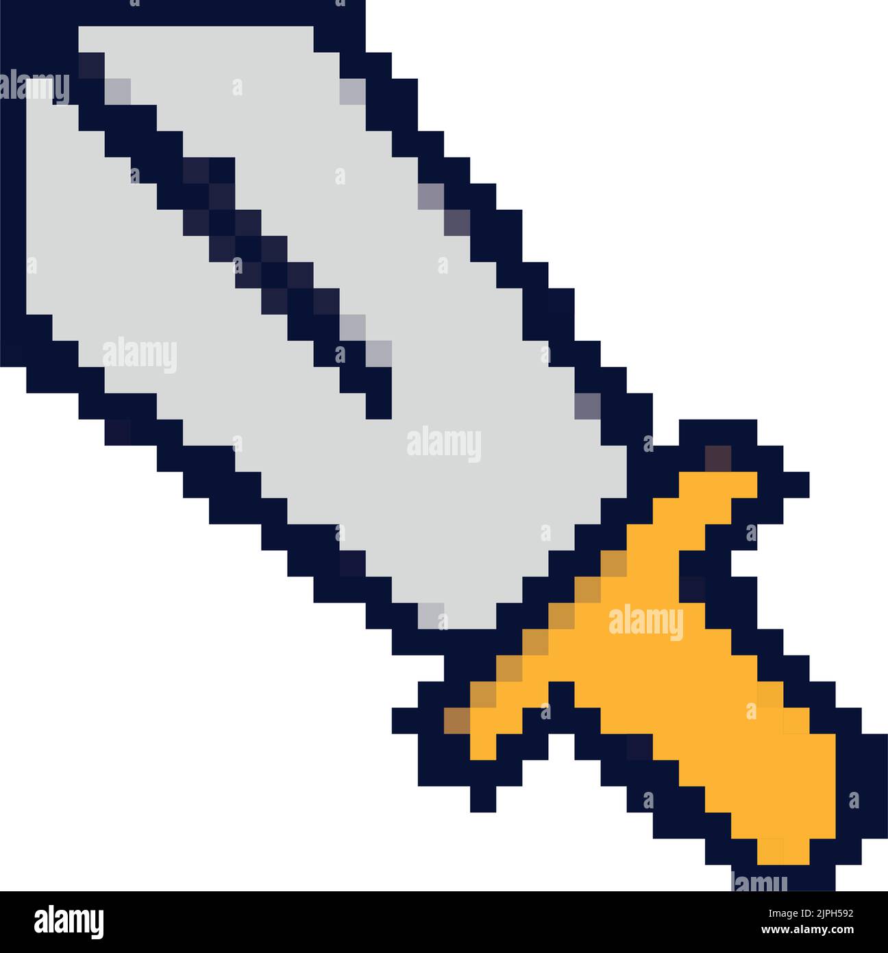 sword pixel art Stock Vector Image & Art - Alamy