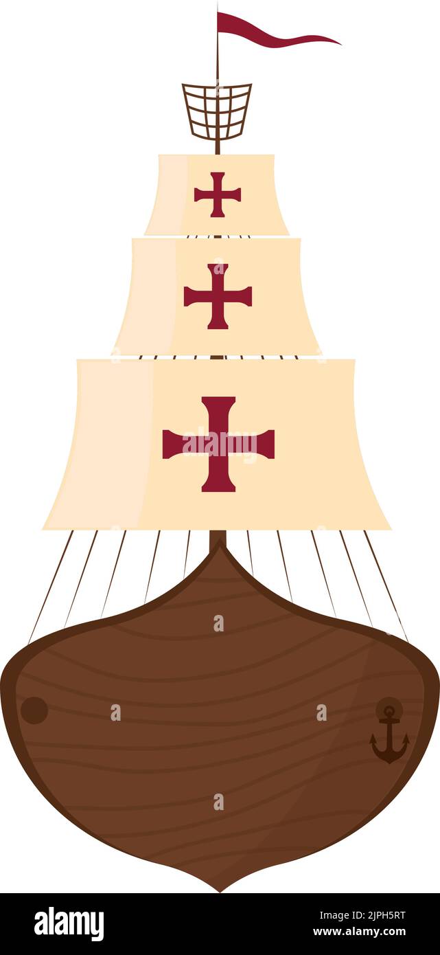 old wooden frigate Stock Vector Image & Art - Alamy