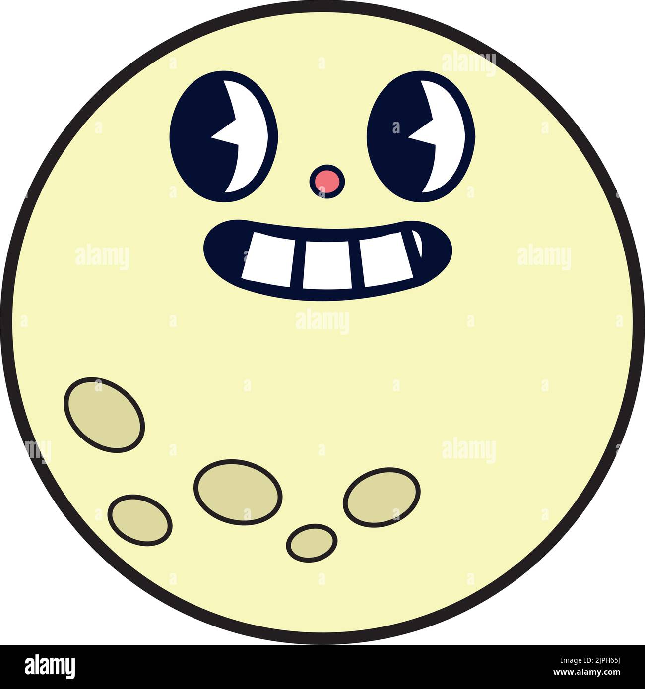 moon cartoon retro Stock Vector Image & Art - Alamy