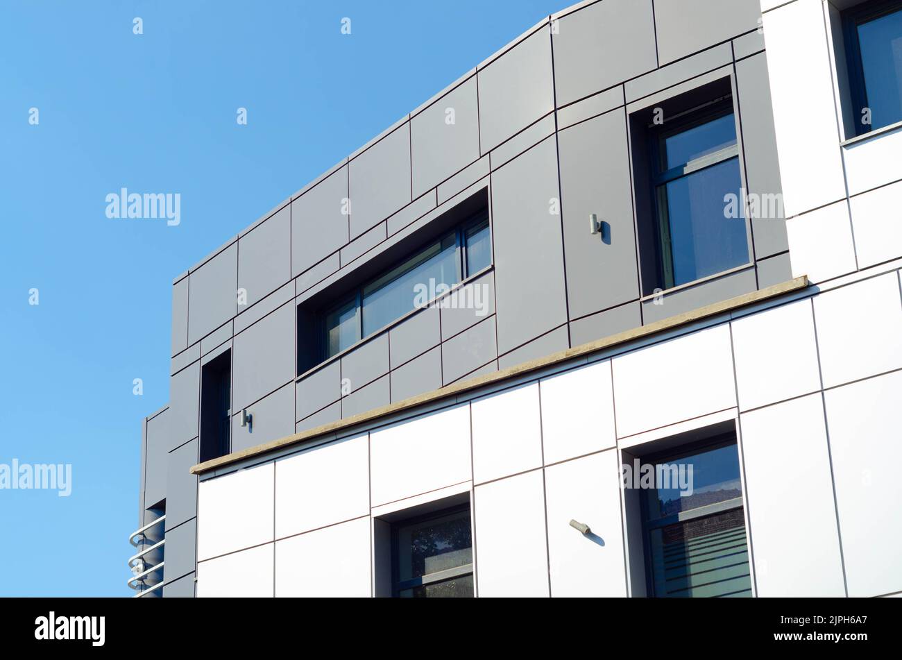 Modern architecture bank financial office tower building Stock Photo ...