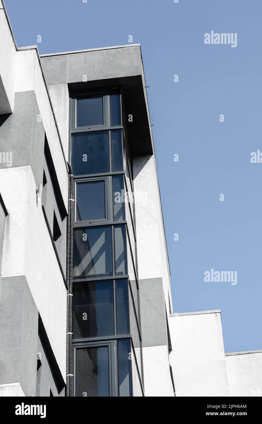 Modern architecture bank financial office tower building Stock Photo ...