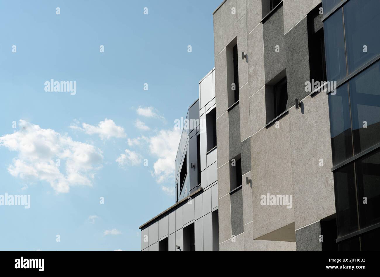 Modern architecture bank financial office tower building Stock Photo ...