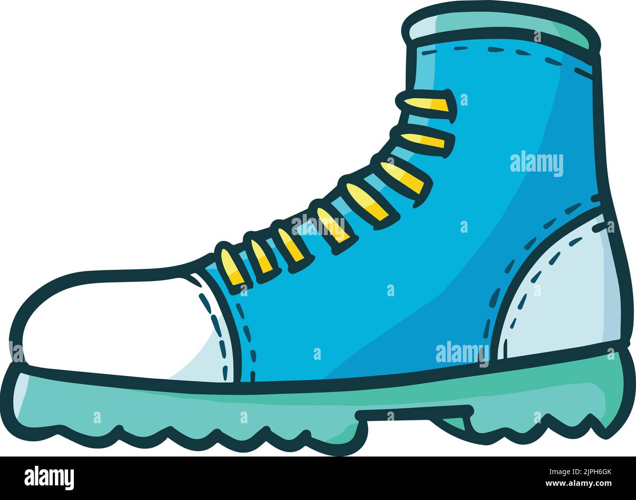 A vector of a blue shoe Stock Vector Image & Art - Alamy
