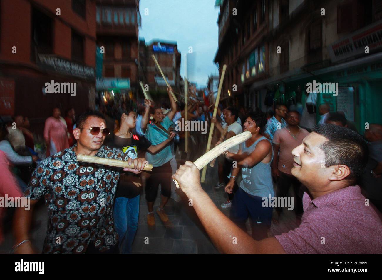 Bhaktapur, Bagmati, Nepal. 18th Aug, 2022. Local from Bhaktapur ...